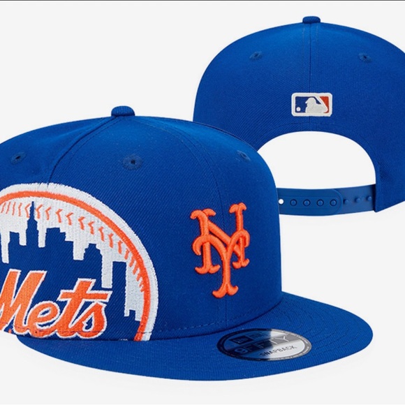 New Era | Accessories | New Era Royal Blue Mets Logo Cap | Poshmark